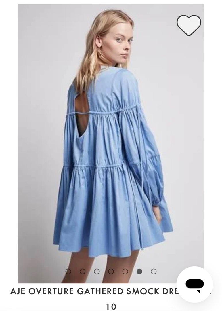 Aje smock dress in blue, Women's Fashion, Dresses & Sets, Dresses on ...