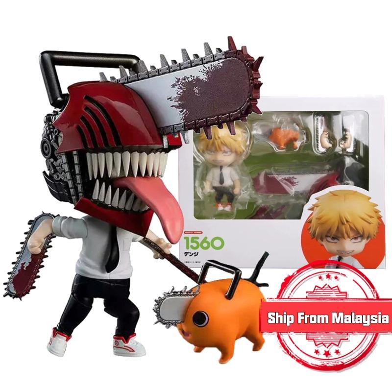 Anime Chainsaw Man 1560 Denji 1580 Power Nendoroid Action Figure 10cm ...