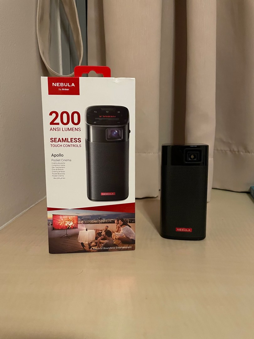 Anker Nebula Apollo Pocket Cinema Projector, TV & Home Appliances, TV ...