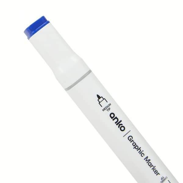 Anko 12 Pack Dual-Tip Graphic Permanent Markers, Hobbies & Toys ...