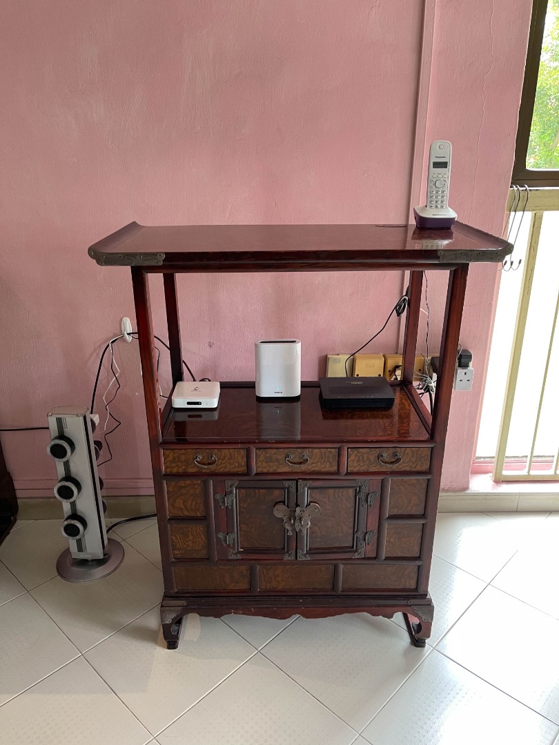 Antique Chew Drawer / Table / Shelves, Furniture & Home Living ...