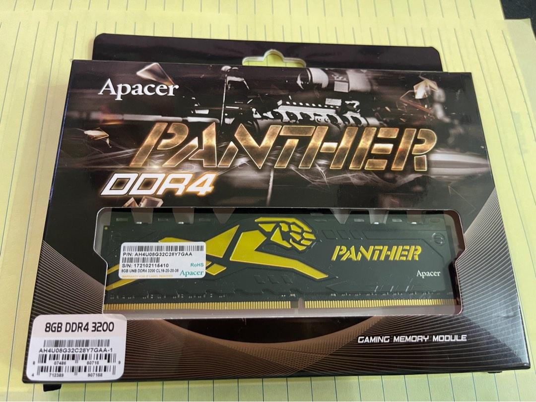 Apacer Panther 8gb 3200mhz Ddr4 Gaming Memory Module Computers And Tech Desktops On Carousell