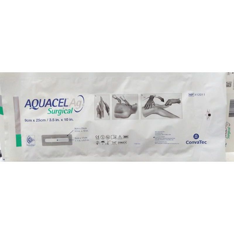 Aquacel Ag Surgical Cover Dressing 9cm x 25cm, Health & Nutrition ...