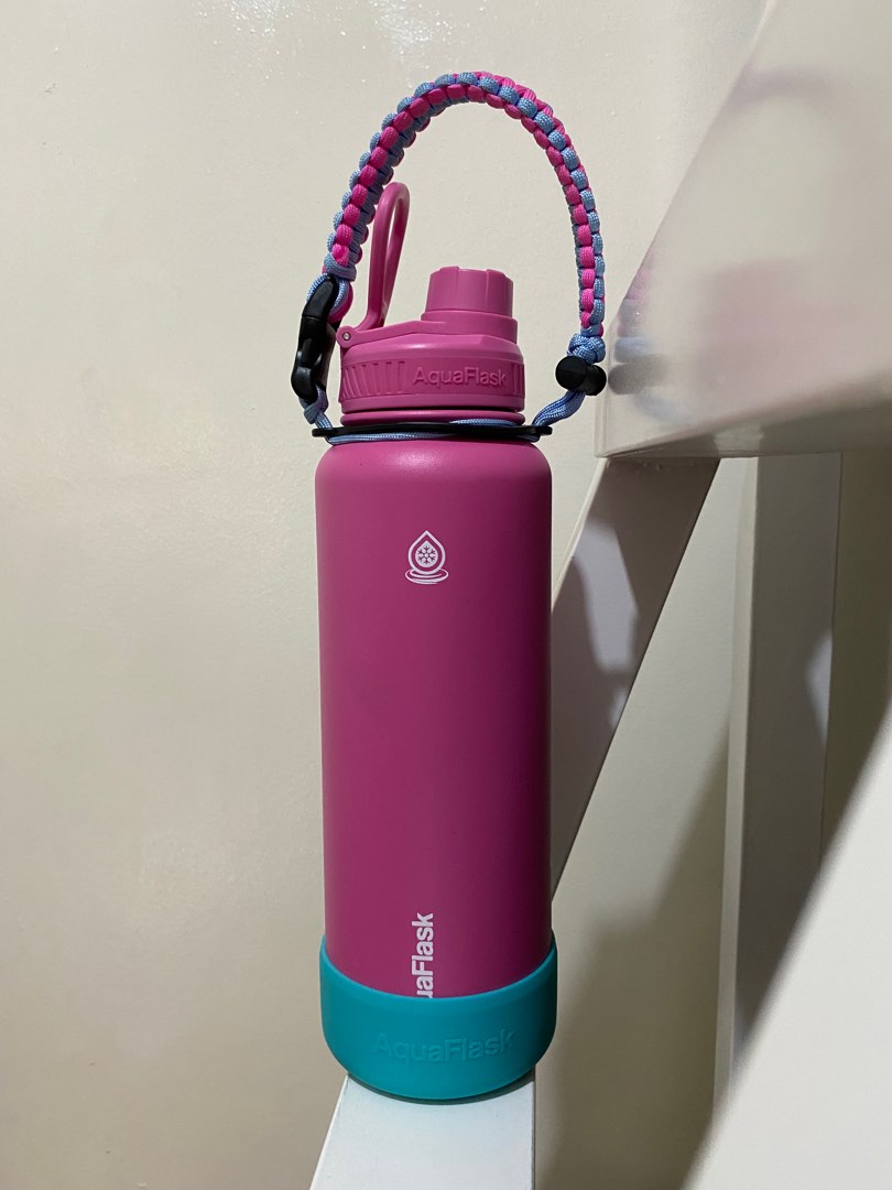 Aquaflask Sorbet Pink 40oz with Complete Accessories, Furniture & Home ...