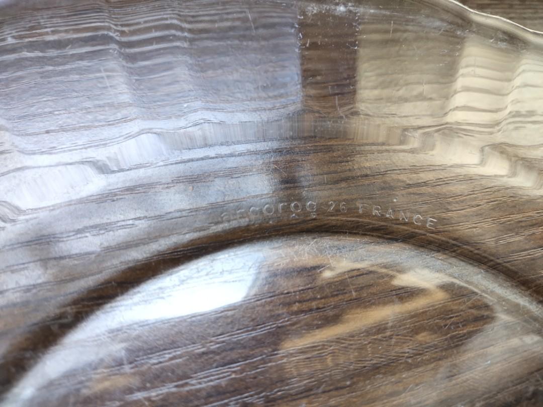 Arcoroc Glass Plates 22.5cm, Furniture & Home Living, Kitchenware ...