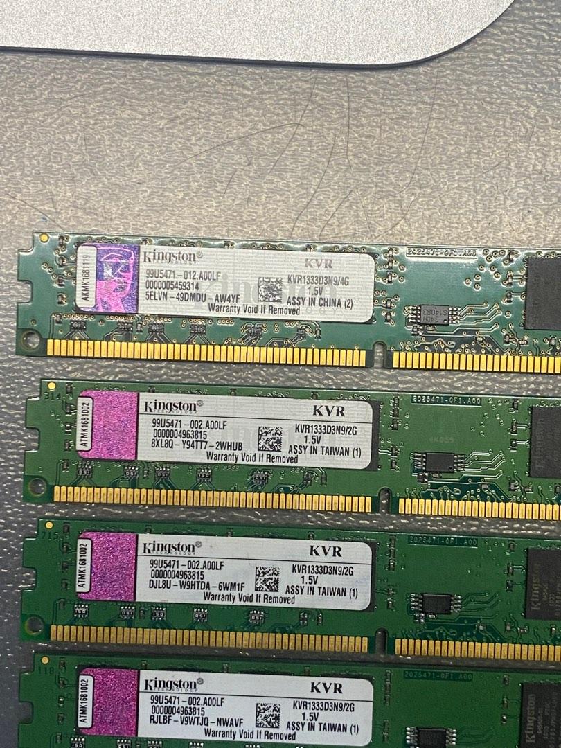 Assorted Ram - All for $50, Computers & Tech, Parts & Accessories ...