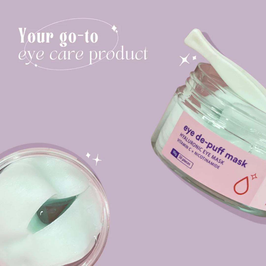 Authentic Puff & Bloom Eye De-Puff Mask 90 grams, Beauty & Personal ...