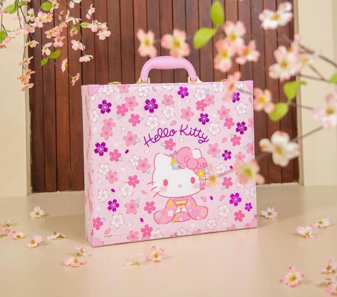[LAST SET] Authentic SANRIO hello kitty mahjong set cherry blossom ...