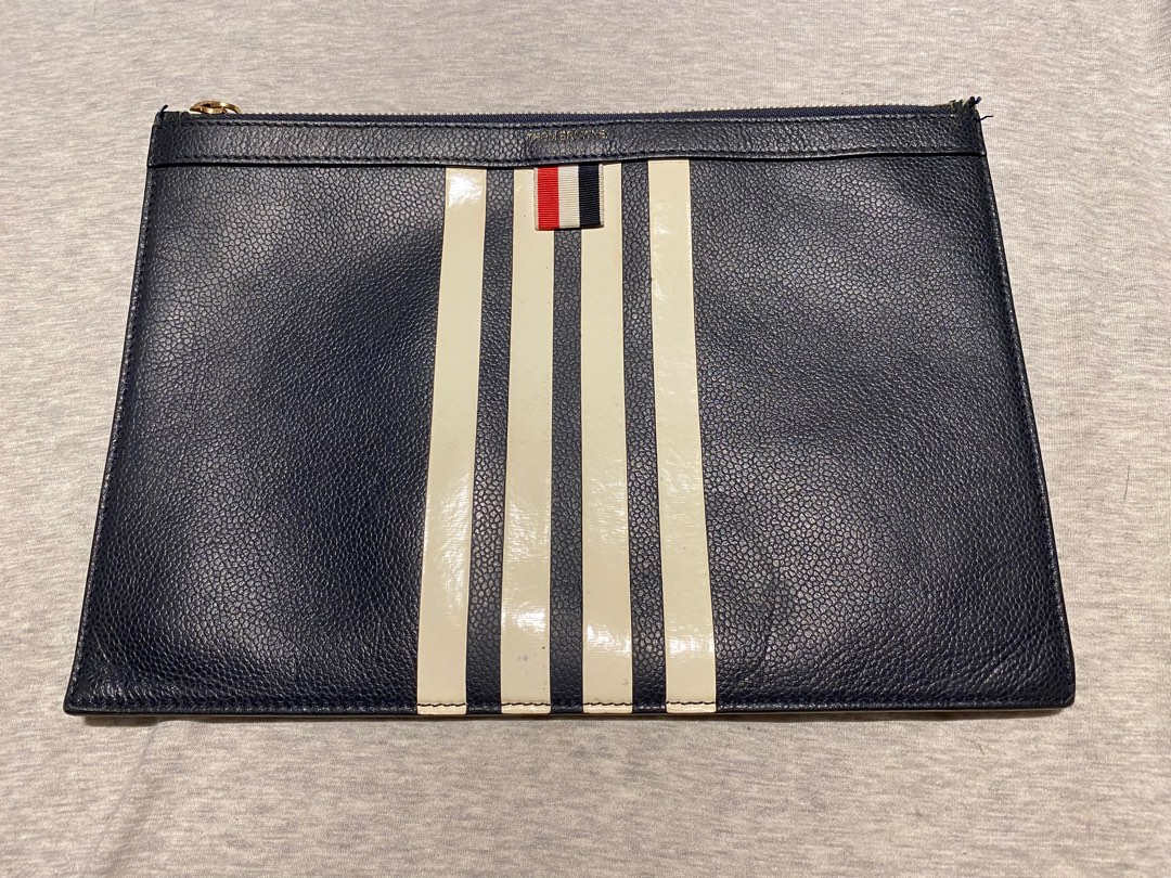 Authentic Thom Browne 4 bar document holder, Men's Fashion, Watches ...