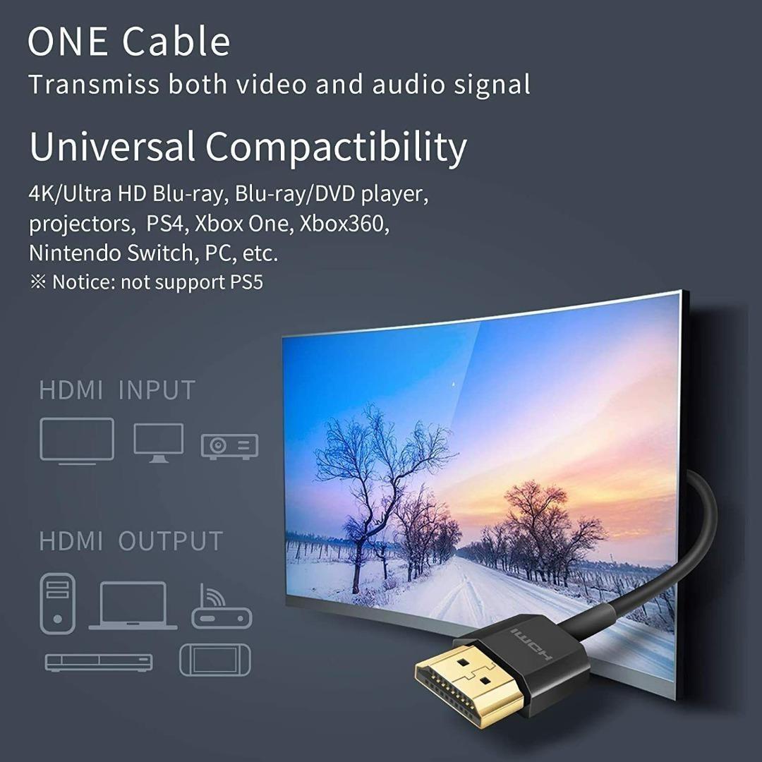 [B2386] Premium HDMI Certified HDMI Cable 2.0, DIGIFORCE, Certified, 4K ...