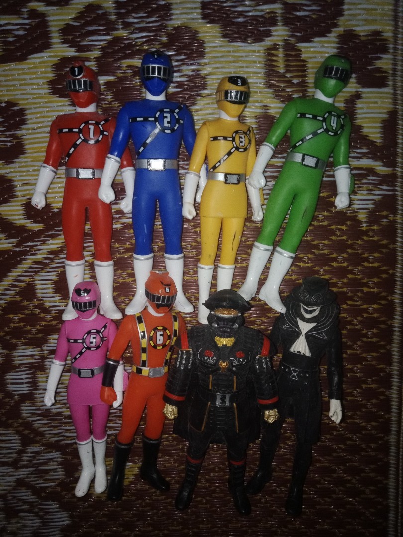 [BANDAI] Sofubi Sentai Hero Series (SHS)(6.5"): ToQger Sets (8 pcs ...