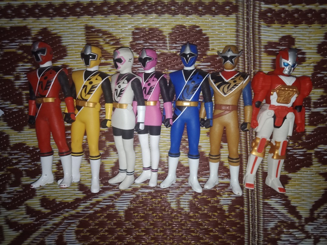 [BANDAI] Sofubi Sentai Hero Series (6.5"): Ninninger Sets (7 pcs ...