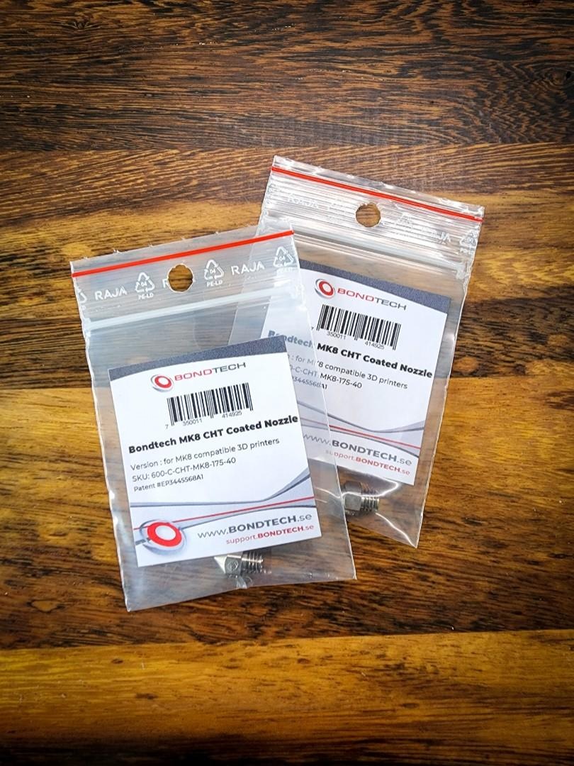 Bondtech CHT 0.4 MK8 Coated Brass Nozzle, Computers & Tech, Printers ...