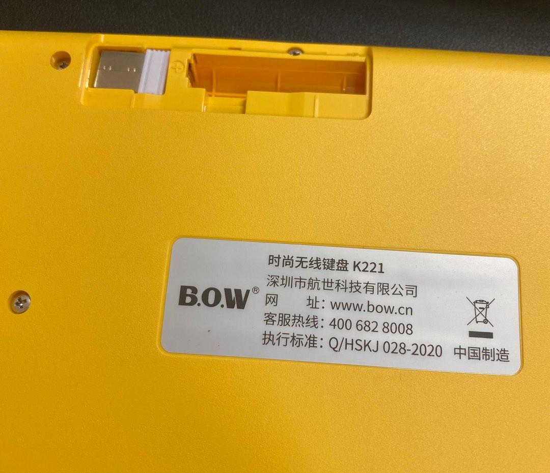 BOW Wireless Keyboard, Computers & Tech, Parts & Accessories, Computer ...