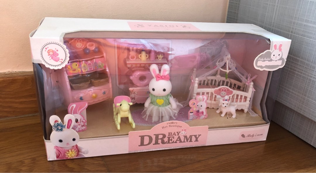 Brand new BN dreamy rabbit baby room toy set not calico epoch, Hobbies ...