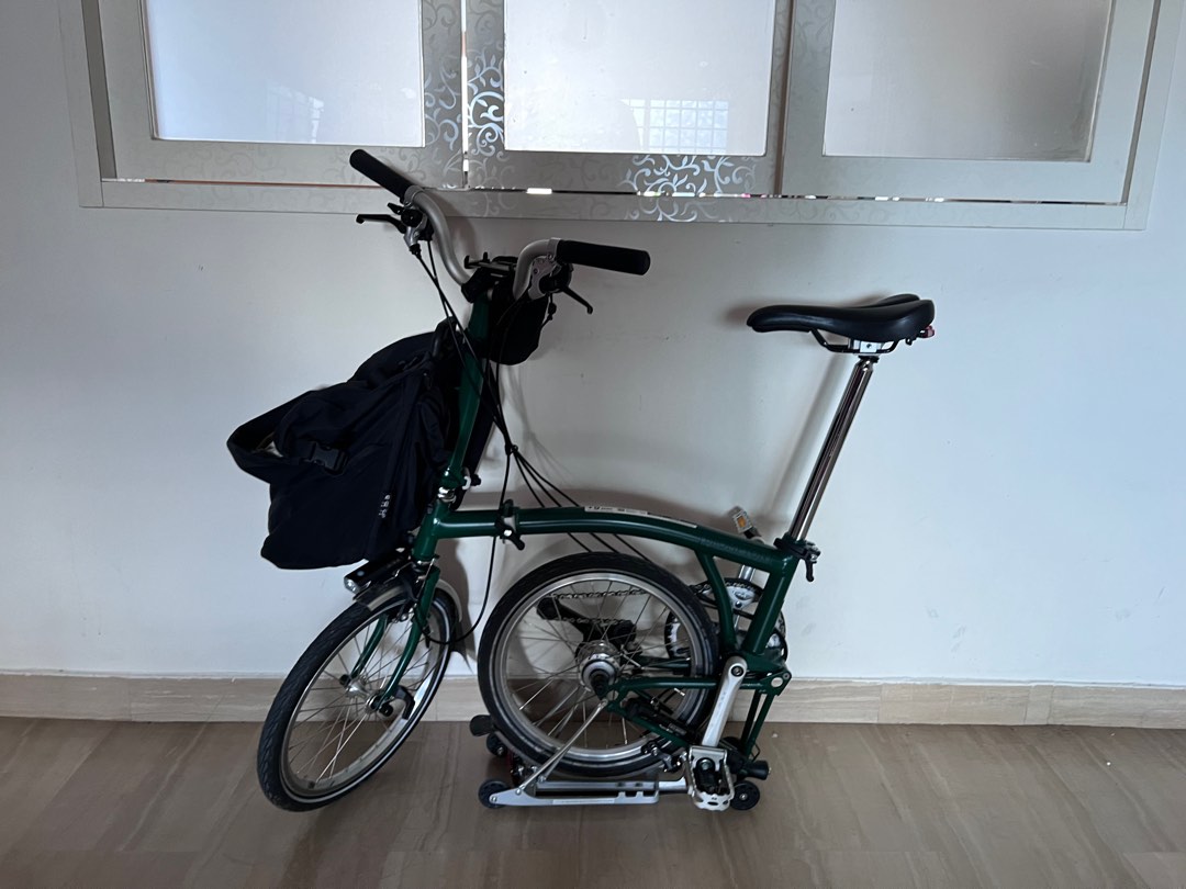 Brompton Racing Green C-Line Explore, Sports Equipment, Bicycles ...