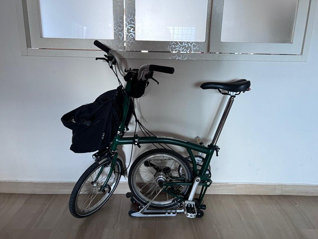 Brompton Racing Green C-Line Explore, Sports Equipment, Bicycles ...