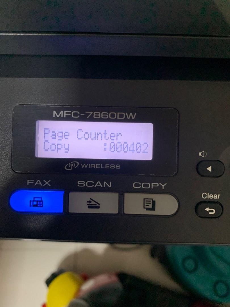 BROTHER MFC 7860 DW WIRELESS PRINTER, Computers & Tech, Printers ...