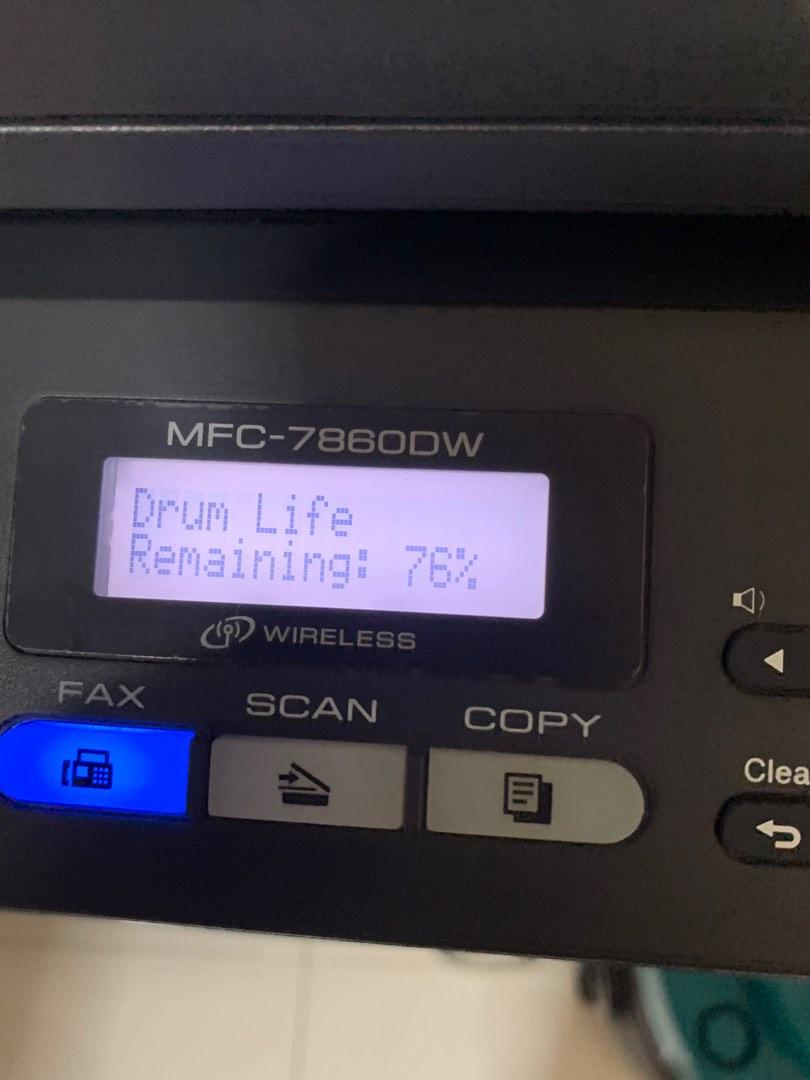 BROTHER MFC 7860 DW WIRELESS PRINTER, Computers & Tech, Printers ...