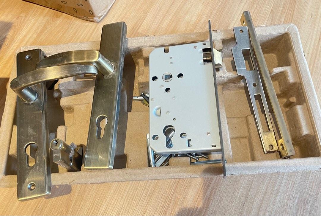 BTO Wooden Door Lock, Furniture & Home Living, Security & Locks, Locks ...
