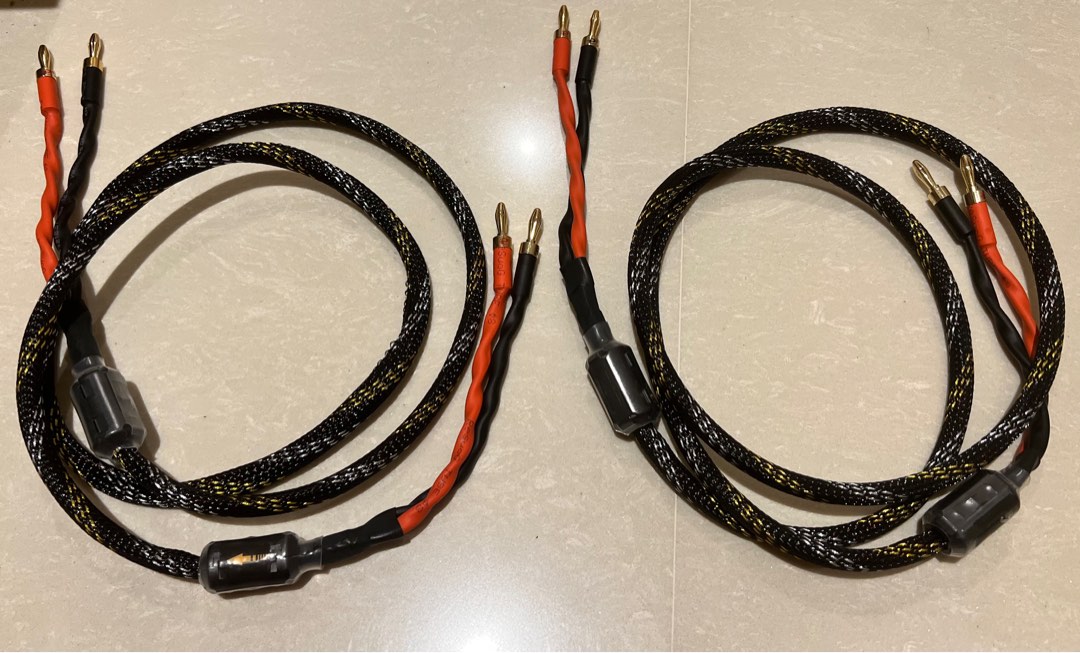 Western Electric Speaker Cables 1.5m, Audio, Other Audio Equipment on ...