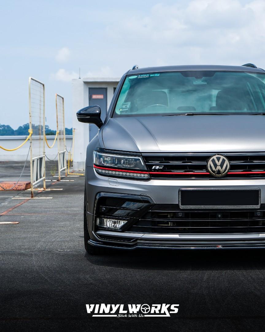 Car Wrap - Volkswagen Tiguan Full Car Wrap (Selenite Grey), Car ...