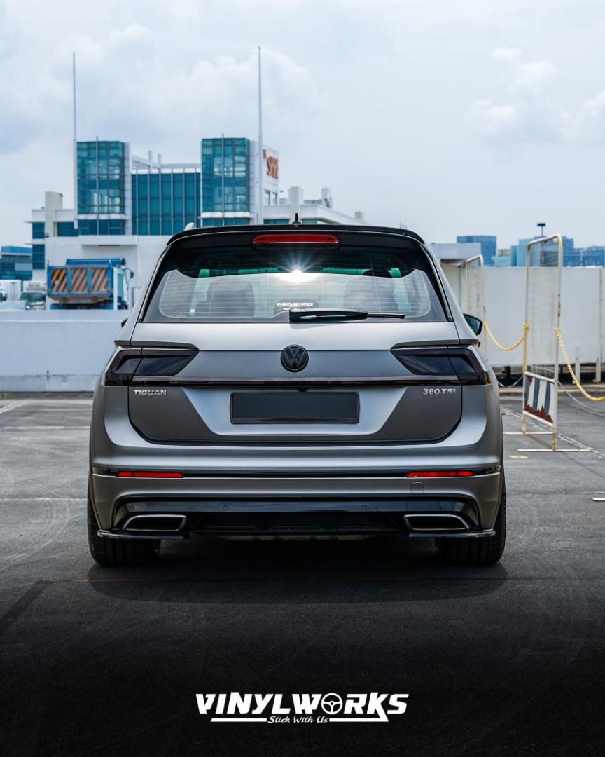 Car Wrap - Volkswagen Tiguan Full Car Wrap (Selenite Grey), Car ...
