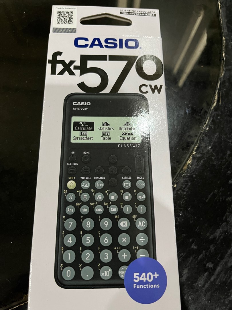 Casio Fx 570CW scientific calculator for sale, Computers & Tech, Office & Business Technology on ...