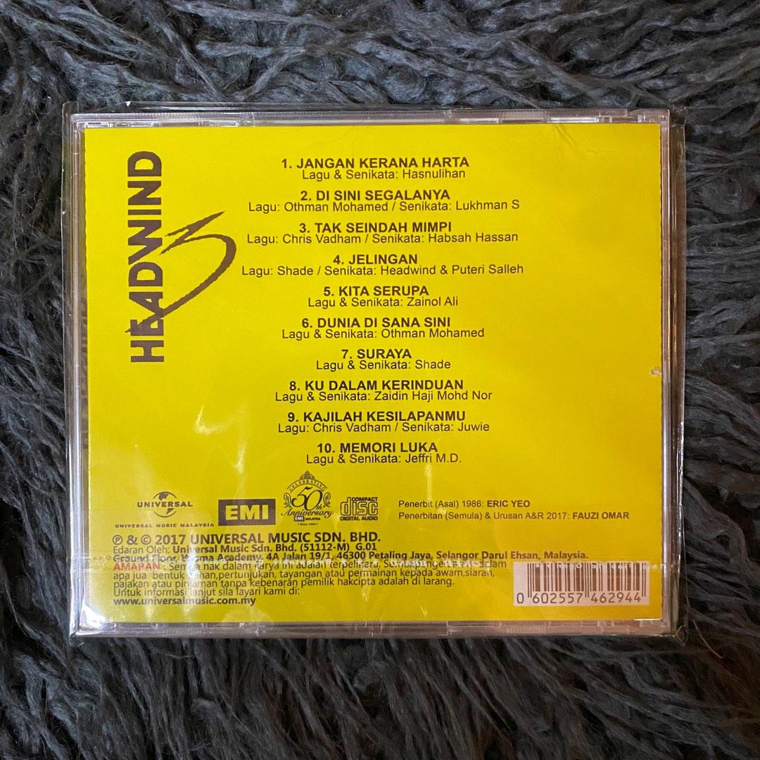 CD HEADWIND 3, Hobbies & Toys, Music & Media, CDs & DVDs on Carousell