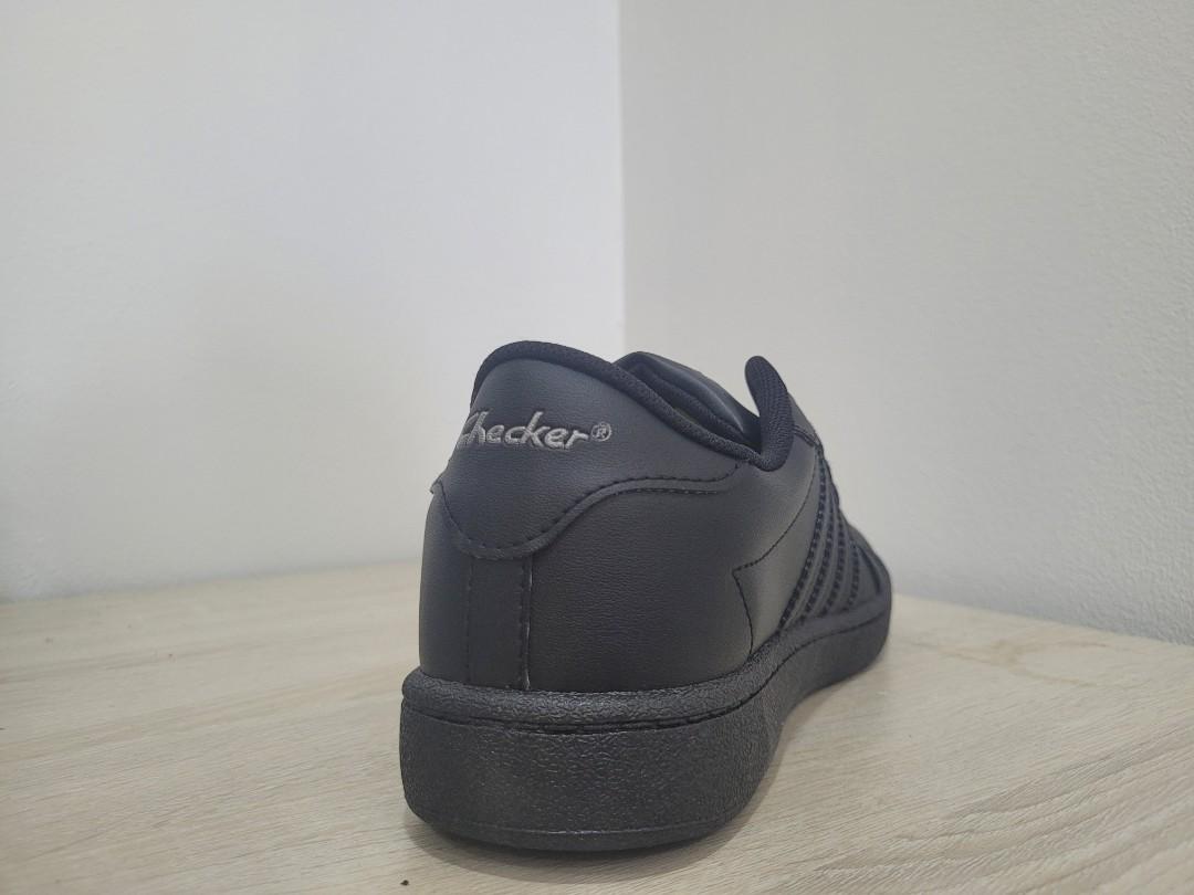 Checkers Black Shoes, Men's Fashion, Footwear, Sneakers on Carousell