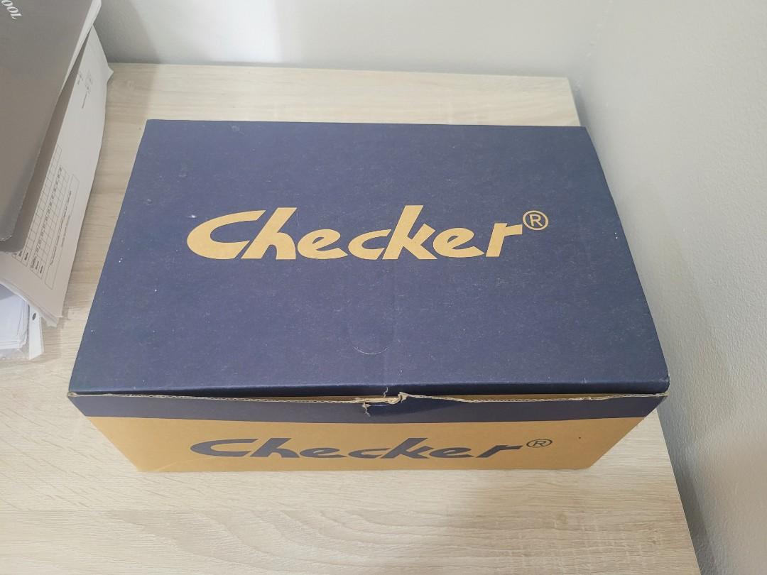 Checkers Black Shoes, Men's Fashion, Footwear, Sneakers on Carousell