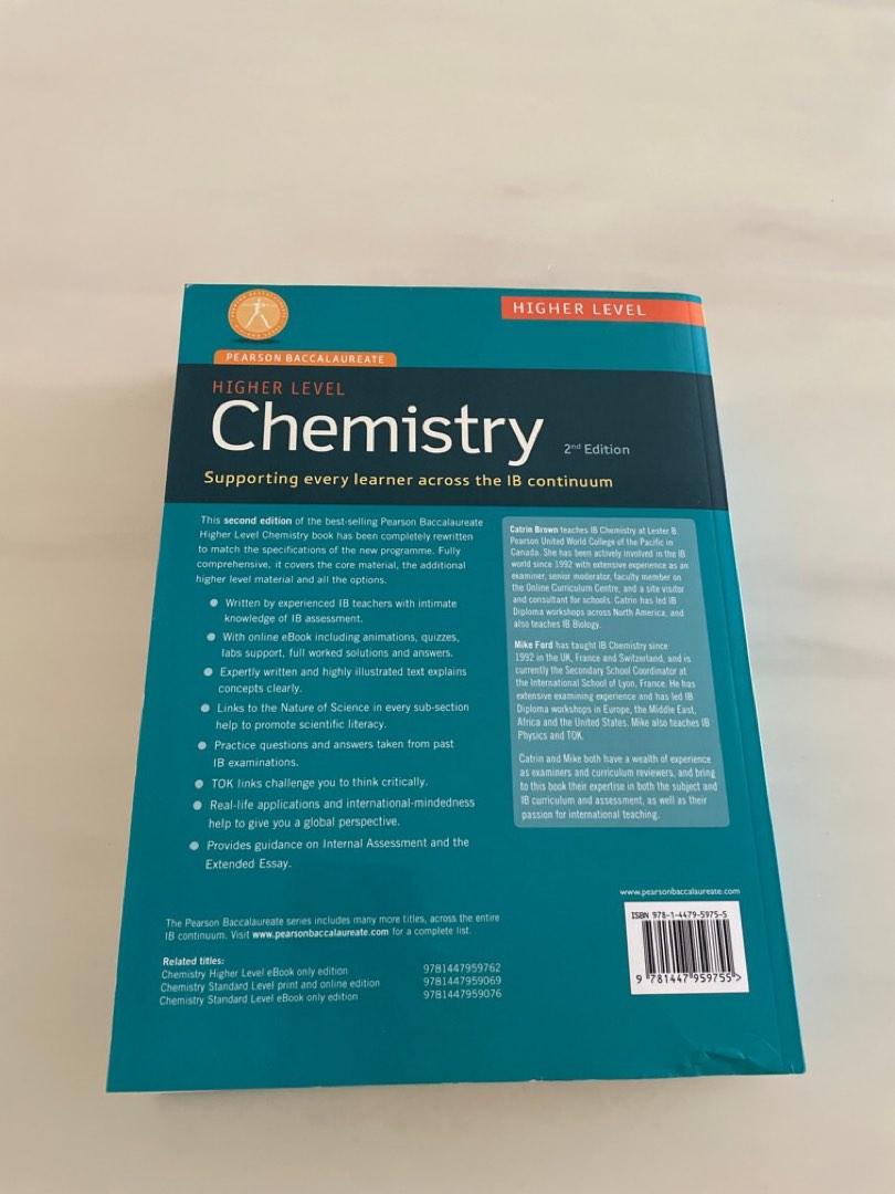 Chemistry Higher Level 2nd Edition, Hobbies & Toys, Books & Magazines ...