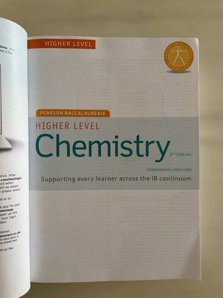 Chemistry Higher Level 2nd Edition, Hobbies & Toys, Books & Magazines ...
