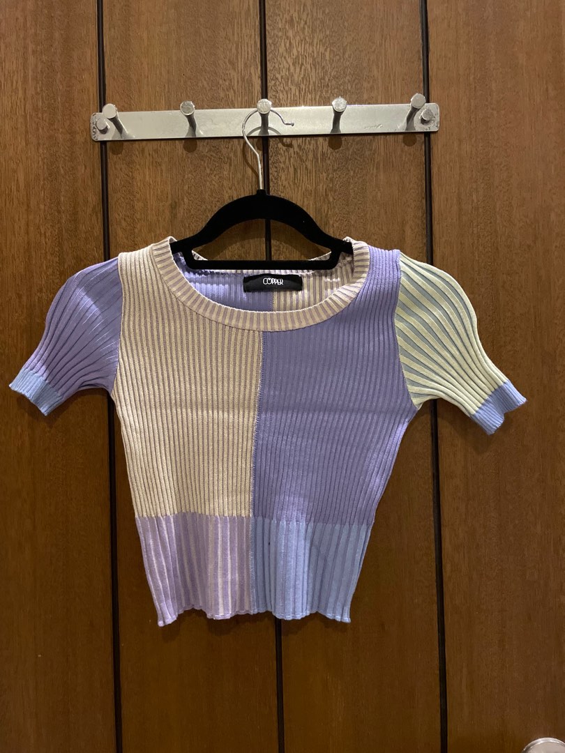 Copper Ribbed Top, Women's Fashion, Tops, Shirts on Carousell