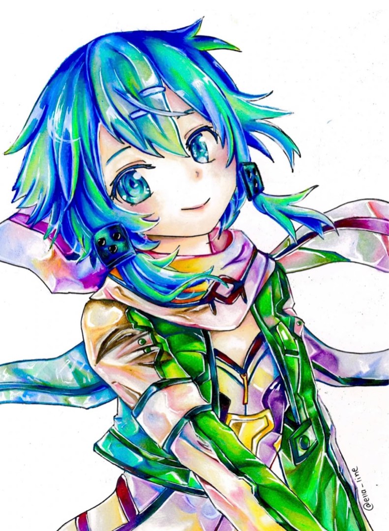 Custom Anime Drawing (Colour pencil drawing, anime fanart), Hobbies ...