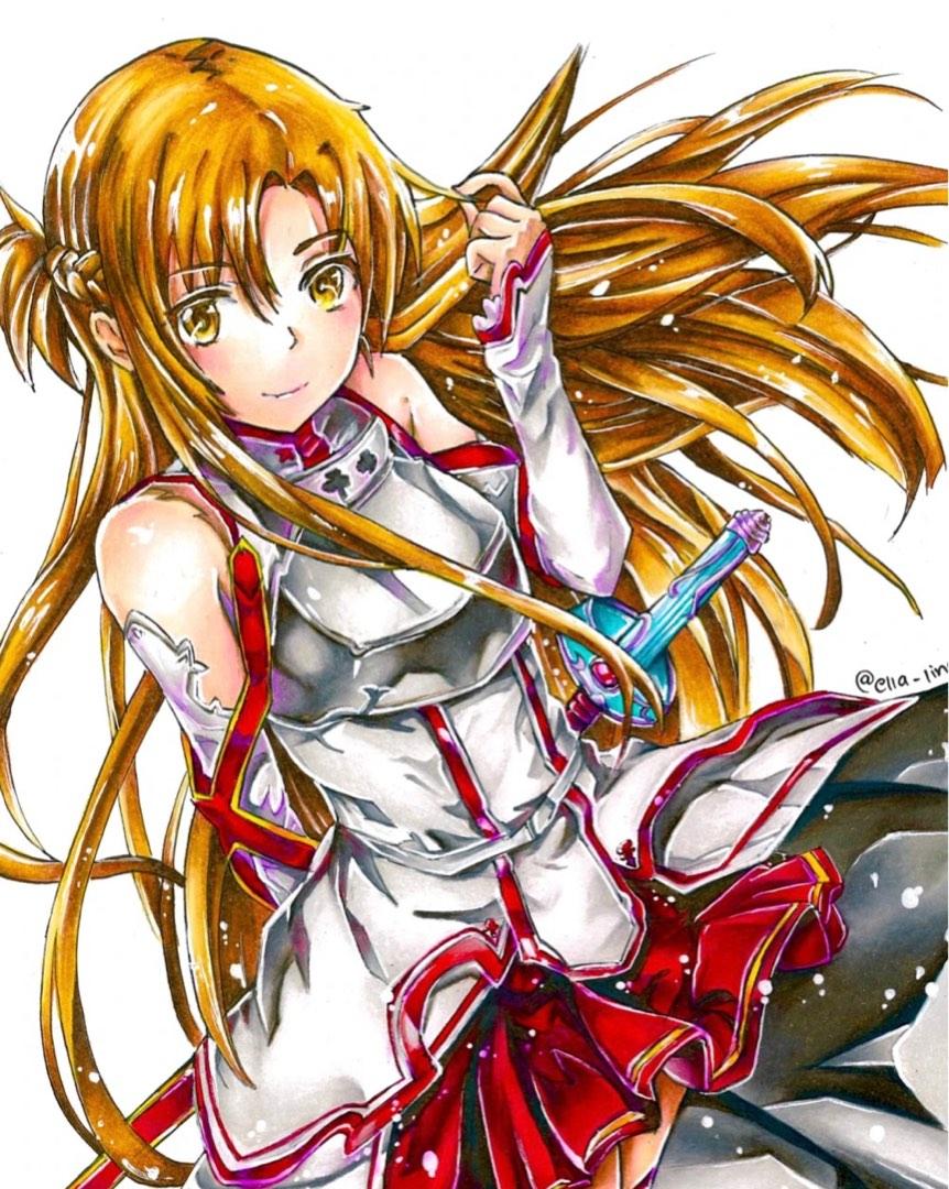 Custom Anime Drawing (Colour pencil drawing, anime fanart), Hobbies ...