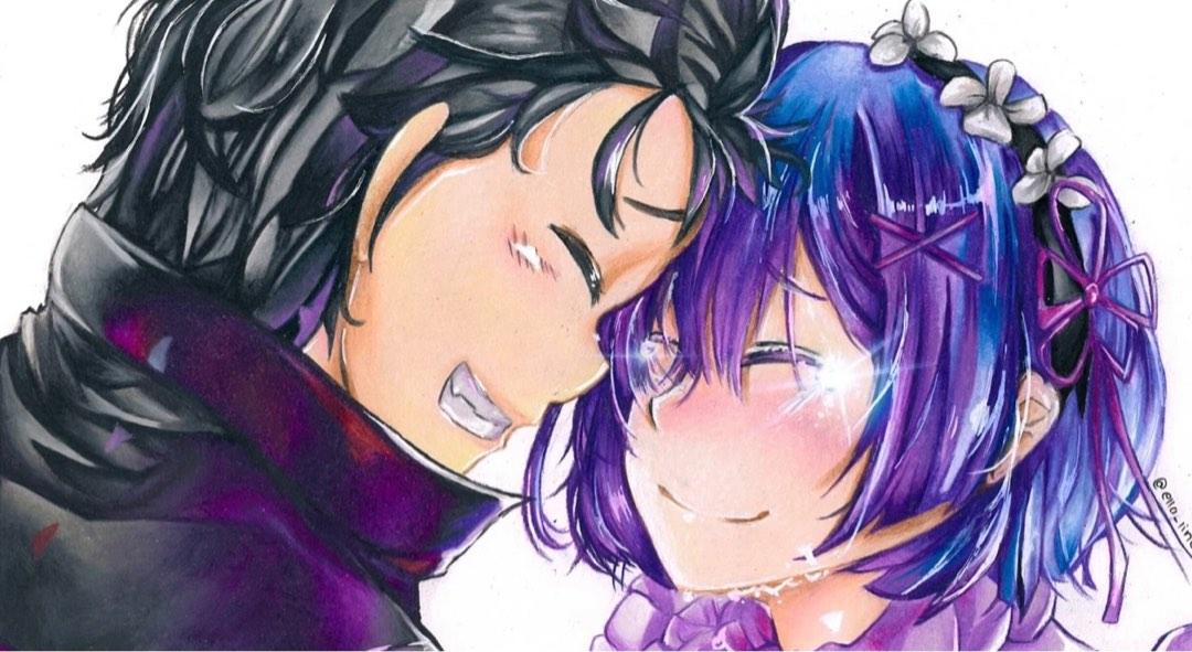 Custom Anime Drawing (Colour pencil drawing, anime fanart), Hobbies ...