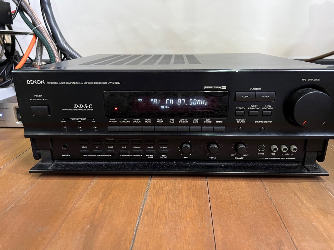 Denon AVR 2600 Surround Sound Receiver/SACD Amplifier, Audio, Soundbars ...