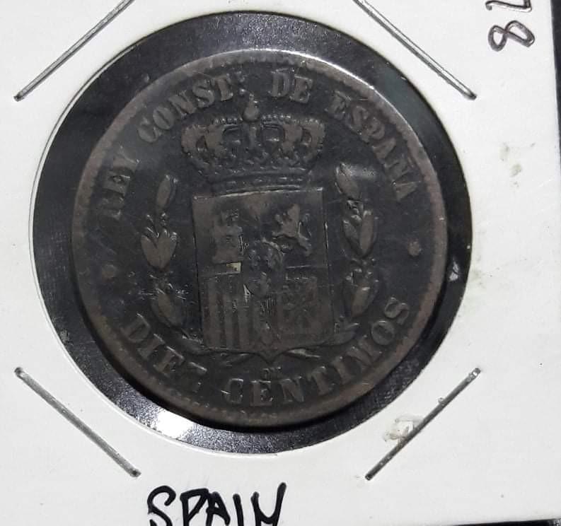 Diez centimos 1878 alfonsoXII, Hobbies & Toys, Memorabilia ...