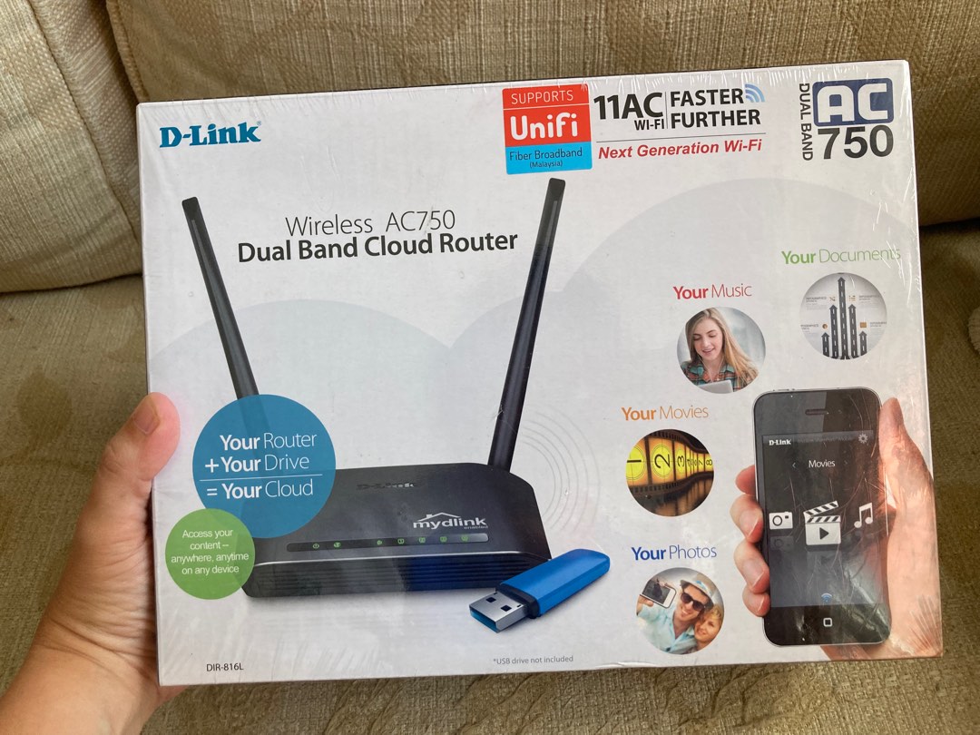 D-Link Wireless AC750 dual band Cloud Router, Computers & Tech, Parts ...