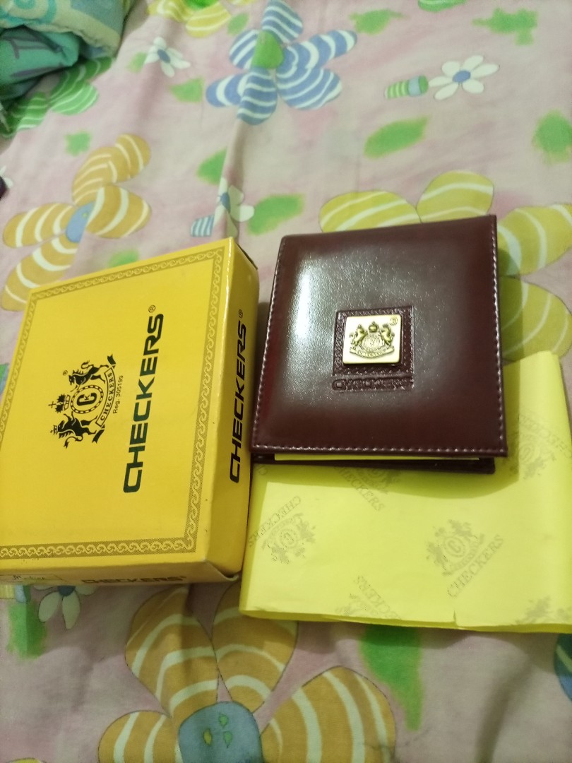 Dompet Checkers Orginal, Fesyen Wanita, Tas & Dompet di Carousell