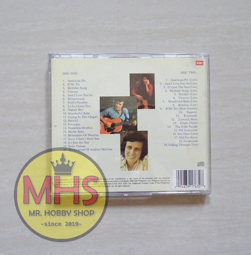 Don McLean Complete Hits 2 CD (100% Original Copy), Hobbies & Toys ...