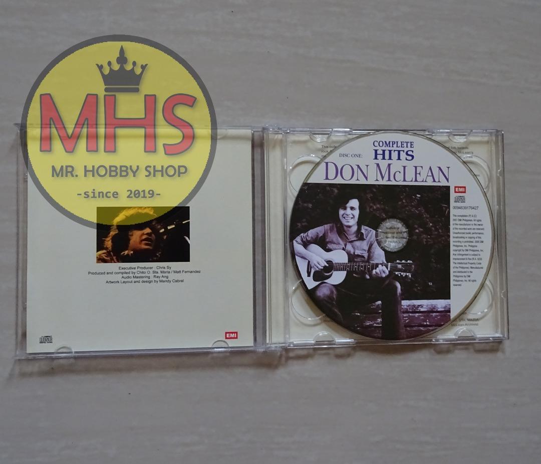 Don McLean Complete Hits 2 CD (100% Original Copy), Hobbies & Toys ...