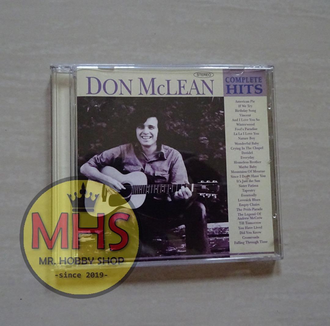 Don McLean Complete Hits 2 CD (100% Original Copy), Hobbies & Toys ...