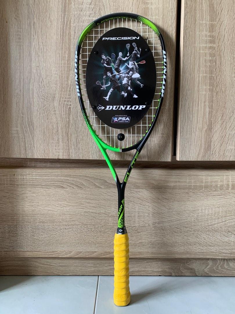 Dunlop Hyperfibre+ Precision Elite Squash Racket, Sports Equipment ...