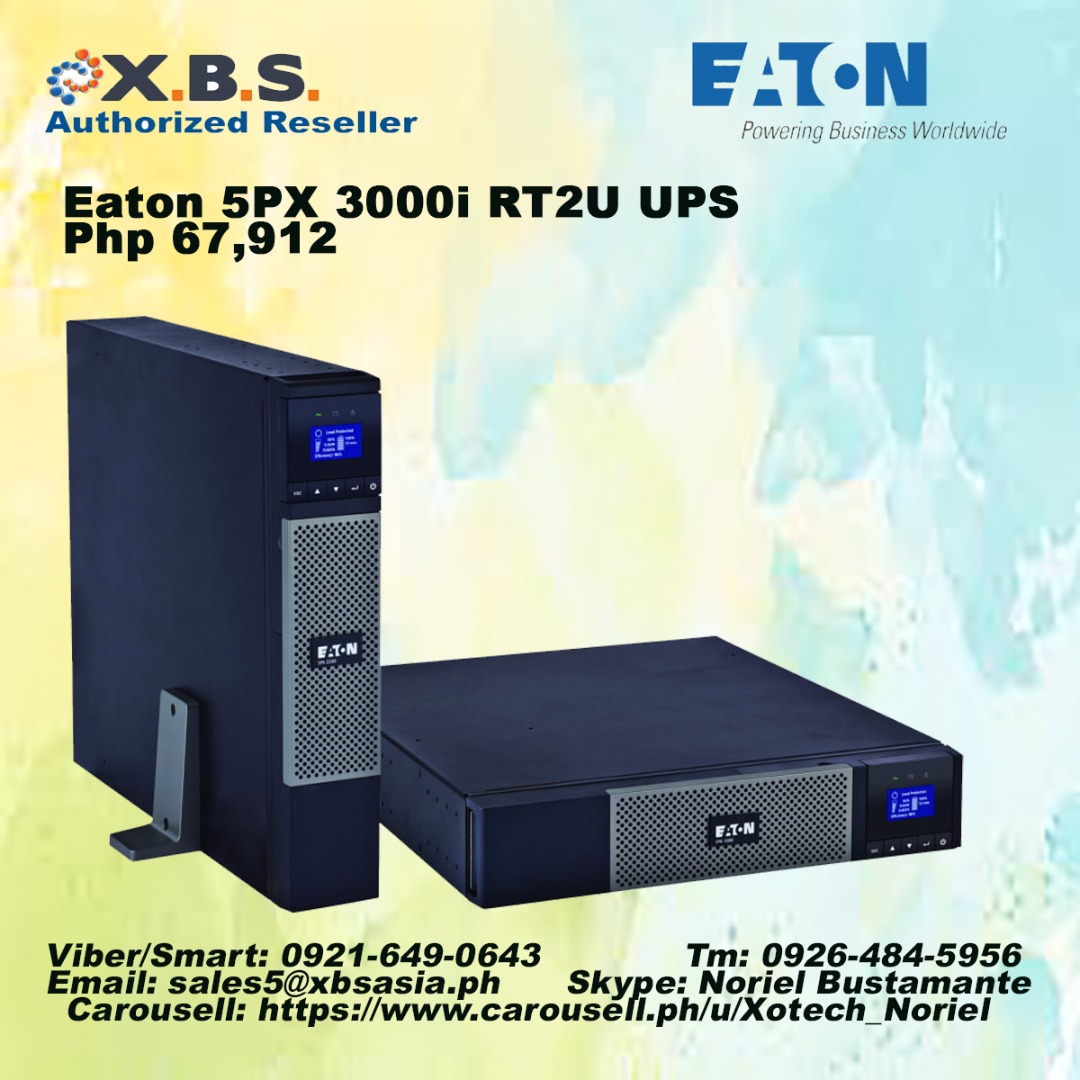 Eaton 5PX 3000i RT2U UPS, Computers & Tech, Office & Business ...