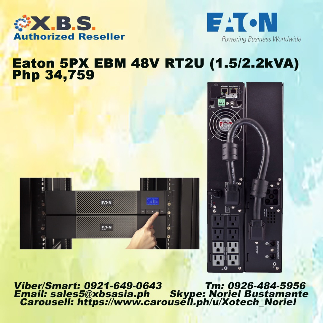 Eaton 5PX extended battery module (EBM),, Computers & Tech, Office ...