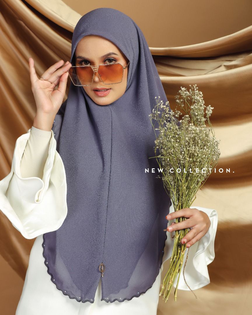 Elenoir Instant Bawal Shawl by Grandahlia, Women's Fashion, Muslimah Fashion, Hijabs on Carousell