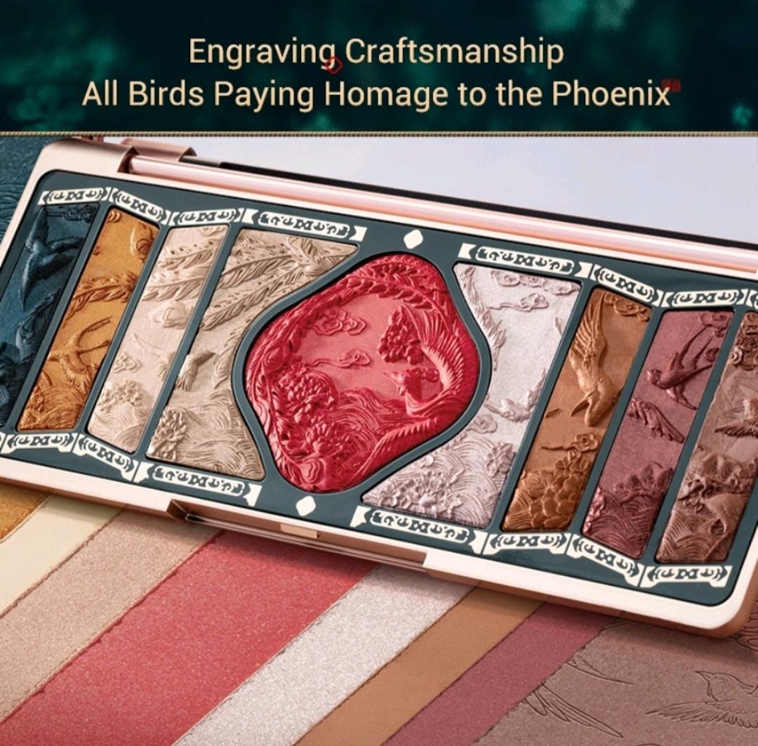 Florasis Eyeshadow Palette New Upgrade with Peony, Beauty & Personal ...