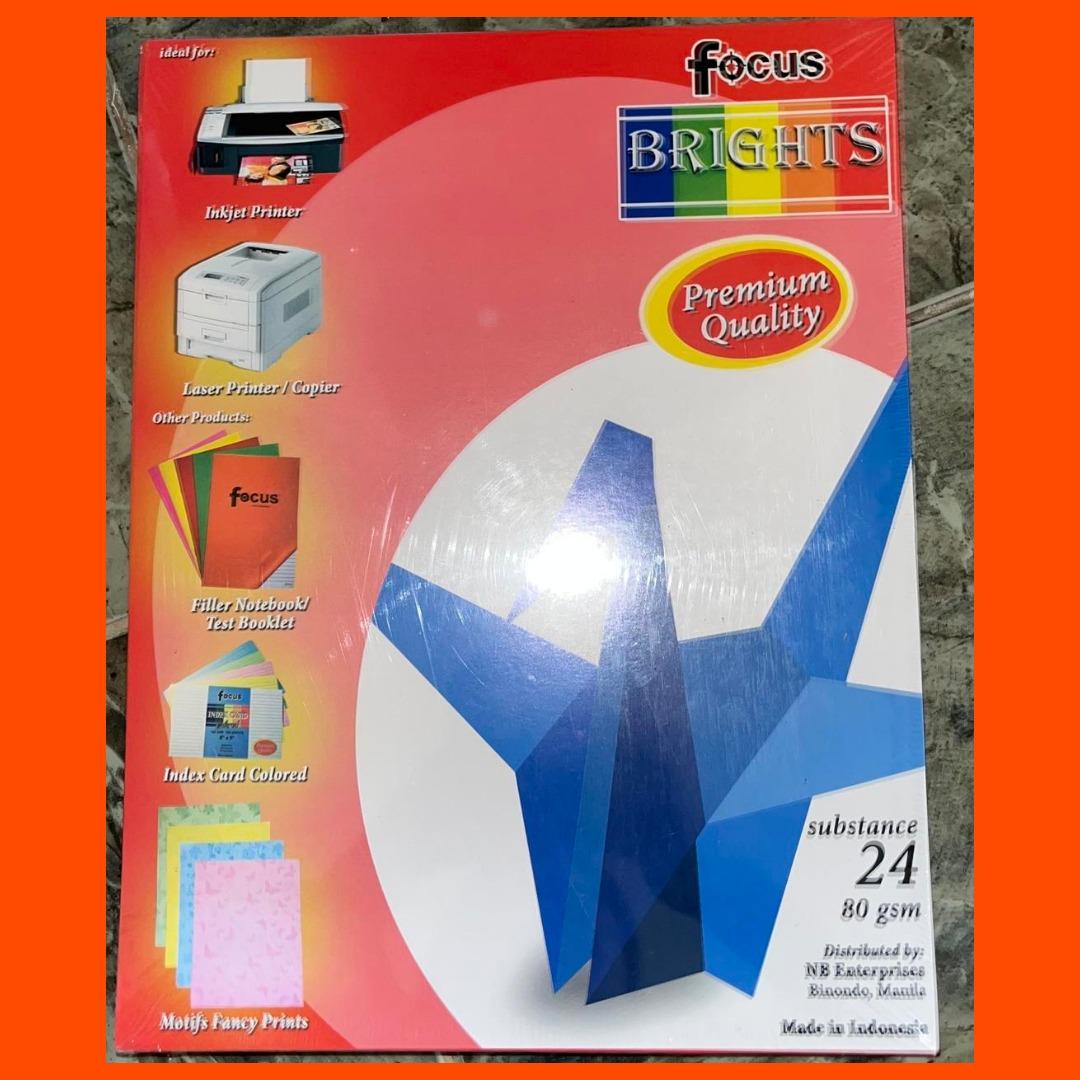 Focus Brights Colored Short Paper TARO [ 250 sheets/pack ], Hobbies ...